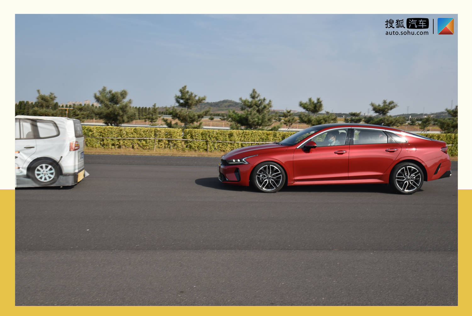 起亚K5凯酷ADAS系统体验：重任之下 其实极致_识别