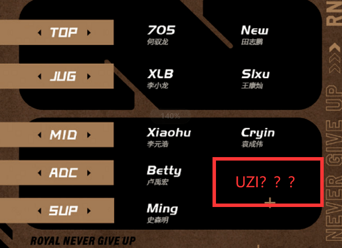 UZI太可惜了！职业生涯最后一场比赛，或就是小虎的2200成名战_退役