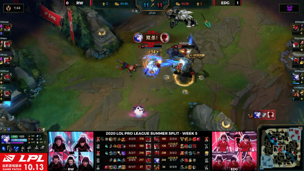 Hope归来助EDG获胜，赛后杰杰又暗示厂长：保KDA一直可以的！_比赛