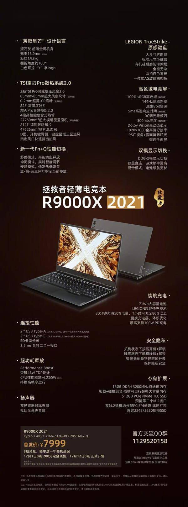 联想拯救者 Y9000X 2021 正式发布！一张图带你看懂它_mm