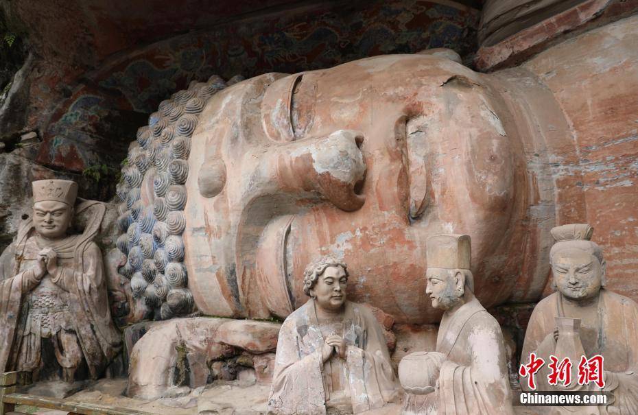 大足石刻卧佛修复即将进入最后阶段 搜狐大视野 搜狐新闻