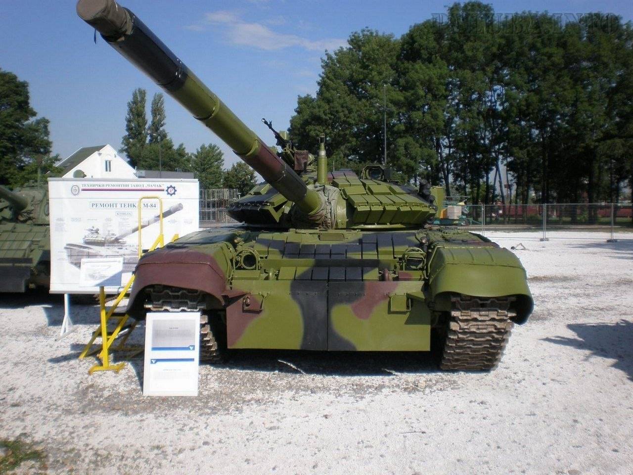 巴尔干之虎的不断新生，塞尔维亚发布了新一代M-84AS1主战坦克_南斯拉夫