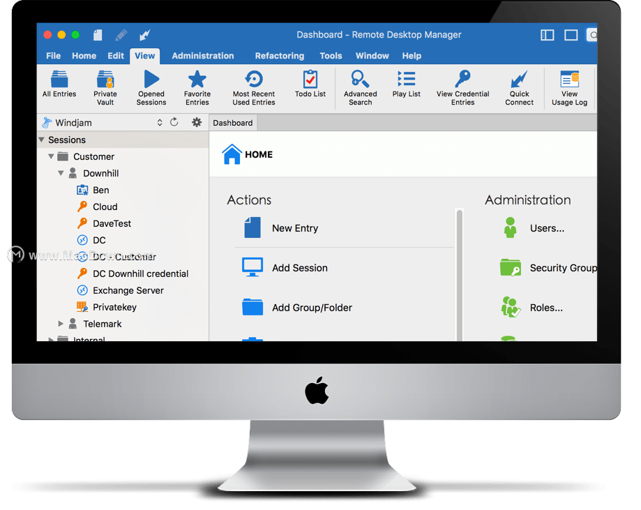 Remote Desktop Manager for Mac(远程桌面管理器)_用户