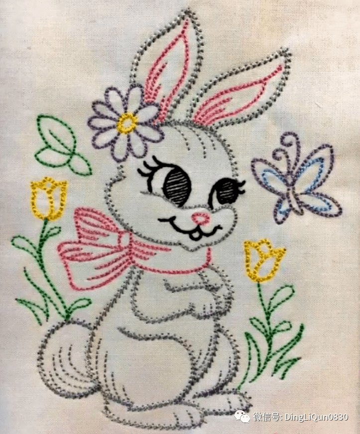 「刺绣作品」30个简笔画风格的可爱刺绣图案-搜狐大视野-搜狐新闻