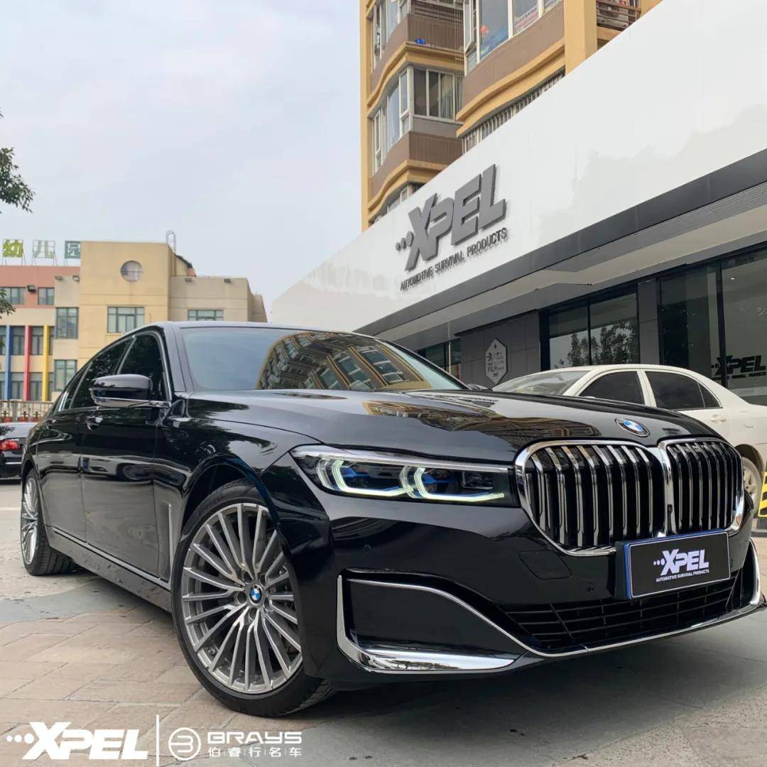 宝马740Li 尊享豪华套装 宝石青 | 装贴XPEL-ARES 战神系列隐形车衣保护膜_搜狐汽车_搜狐网