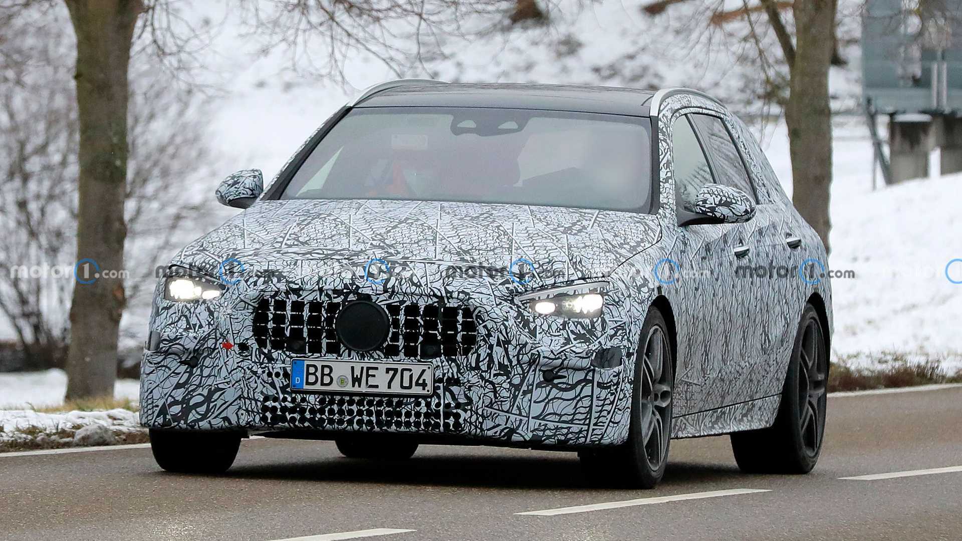 2.0T混动更强劲，明年下半年交付，奔驰AMG C53旅行版谍照曝光_搜狐汽车_搜狐网