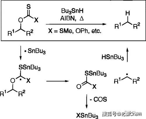Barton-McCombie radical deoxygenation 反应_羟基