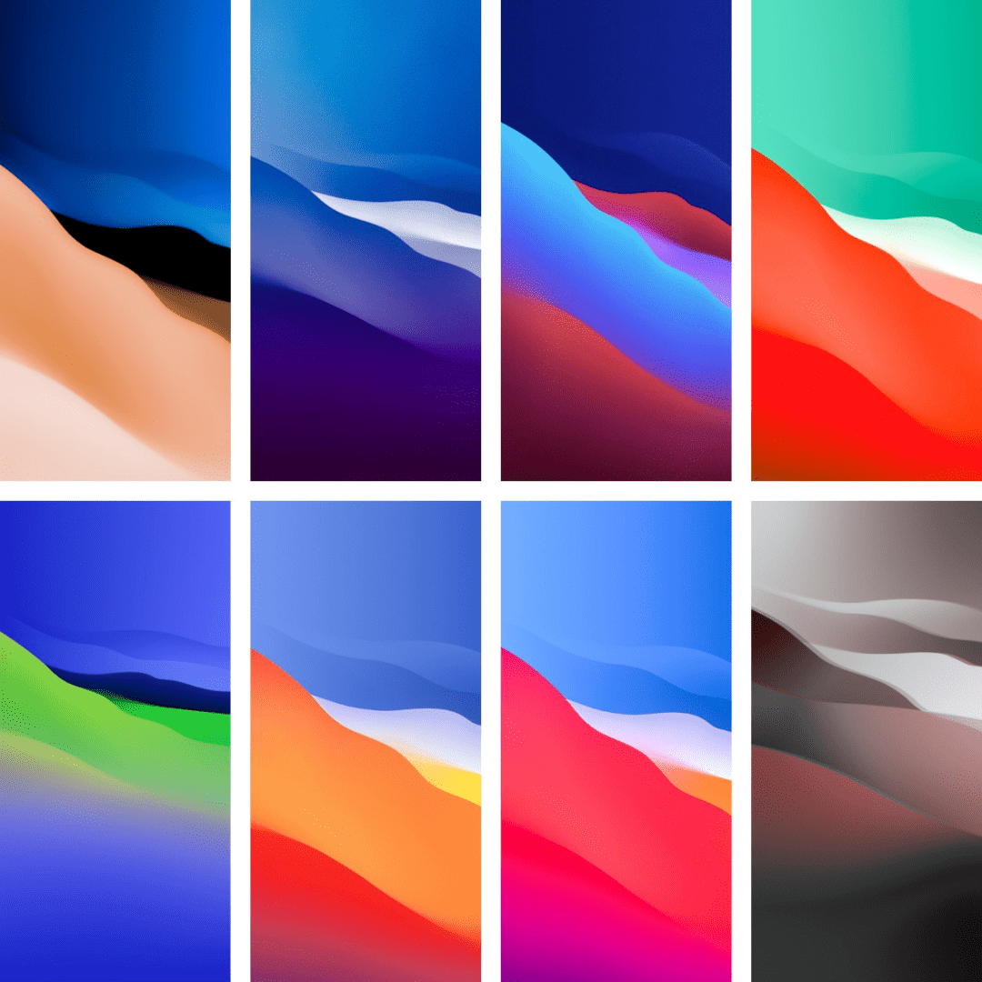 苹果macOS Big Sur系统壁纸改色创意版分享-搜狐大视野-搜狐新闻