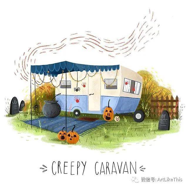 【插画】lucy semple：明丽、舒适、惬意_Amelia