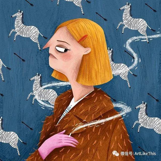 【插画】lucy semple：明丽、舒适、惬意_Amelia