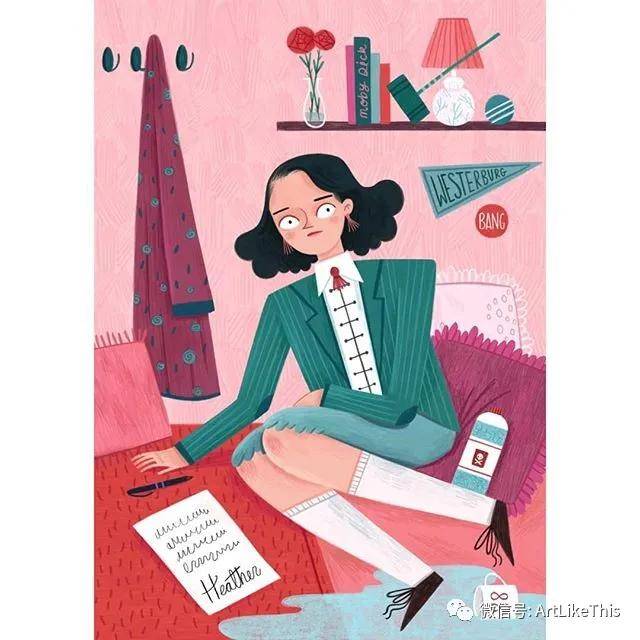 【插画】lucy semple：明丽、舒适、惬意_Amelia