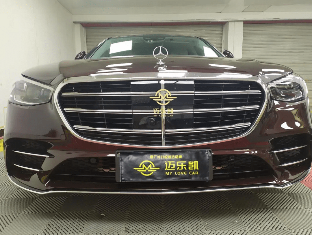 21款奔驰S400L改原厂运动豪华包围！让前脸更加有气势_搜狐汽车_搜狐网