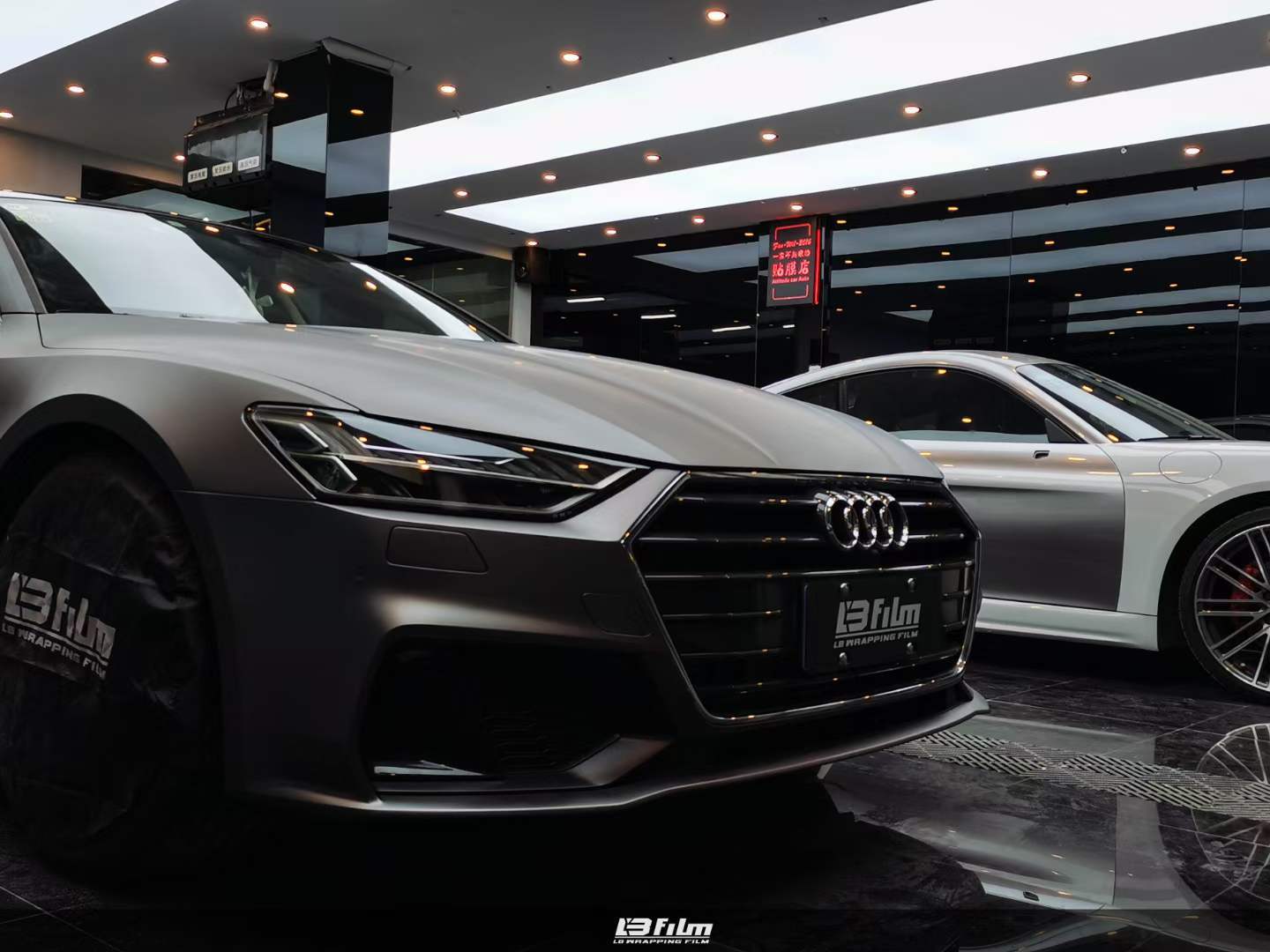 奥迪-A7贴膜LBFILM 改色膜AMG山灰_搜狐汽车_搜狐网