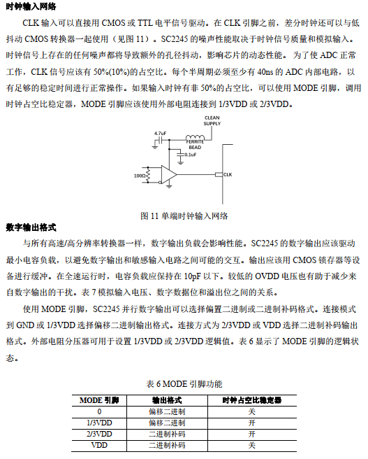 14位 10MSPS 单通道SC2245国产替代 LINEAR LTC2245_供电