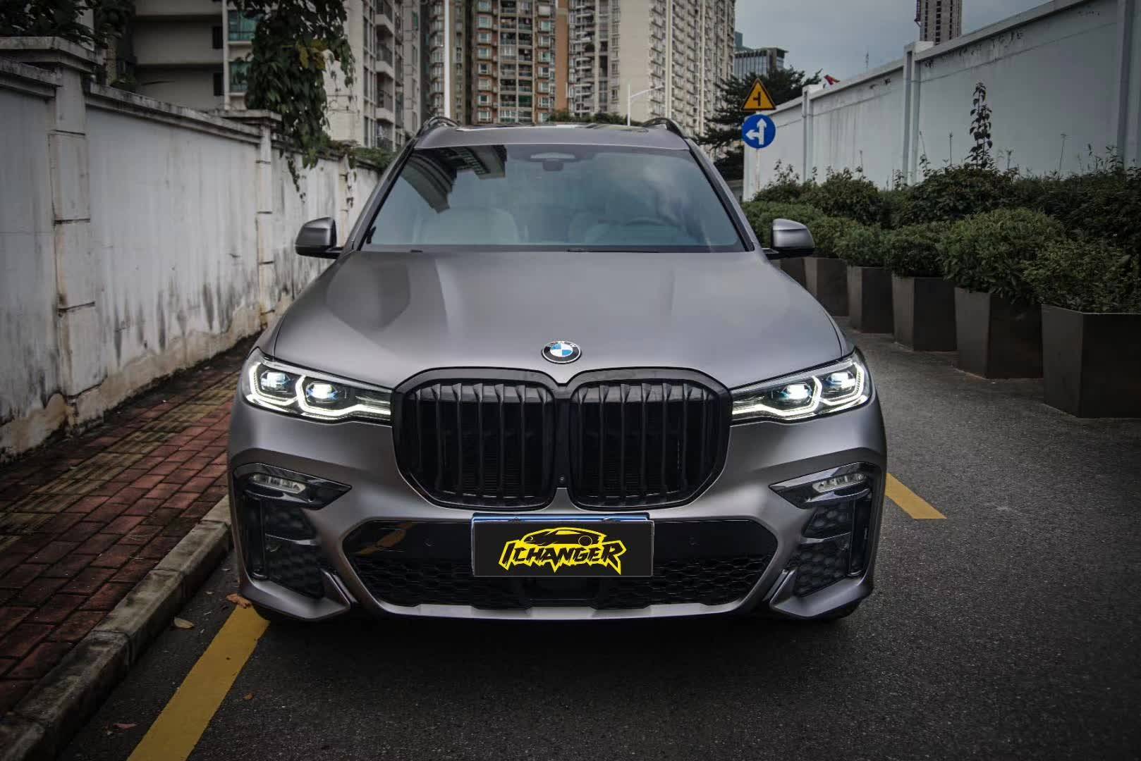 宝马 BMW X7汽车贴膜Ichanger（ICR）改变者超亚电镀深灰_搜狐汽车_搜狐网