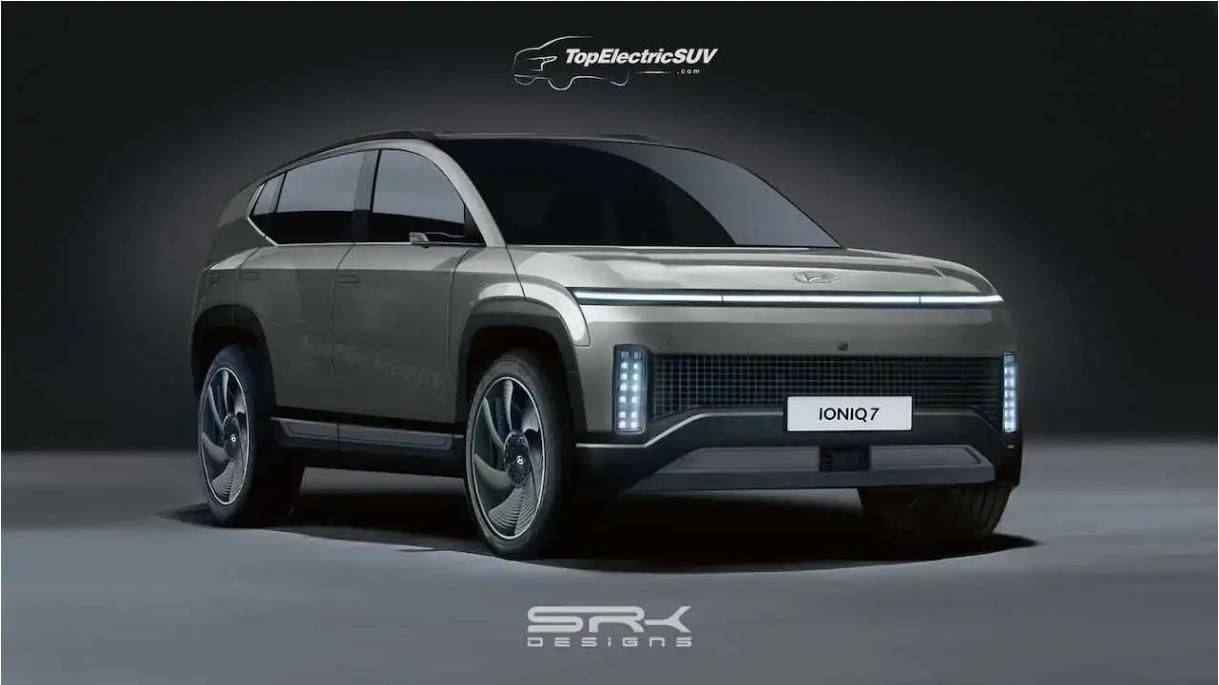 现代IONIQ 7定位三排座的中型纯电SUV，预计2024年推出_搜狐汽车_搜狐网