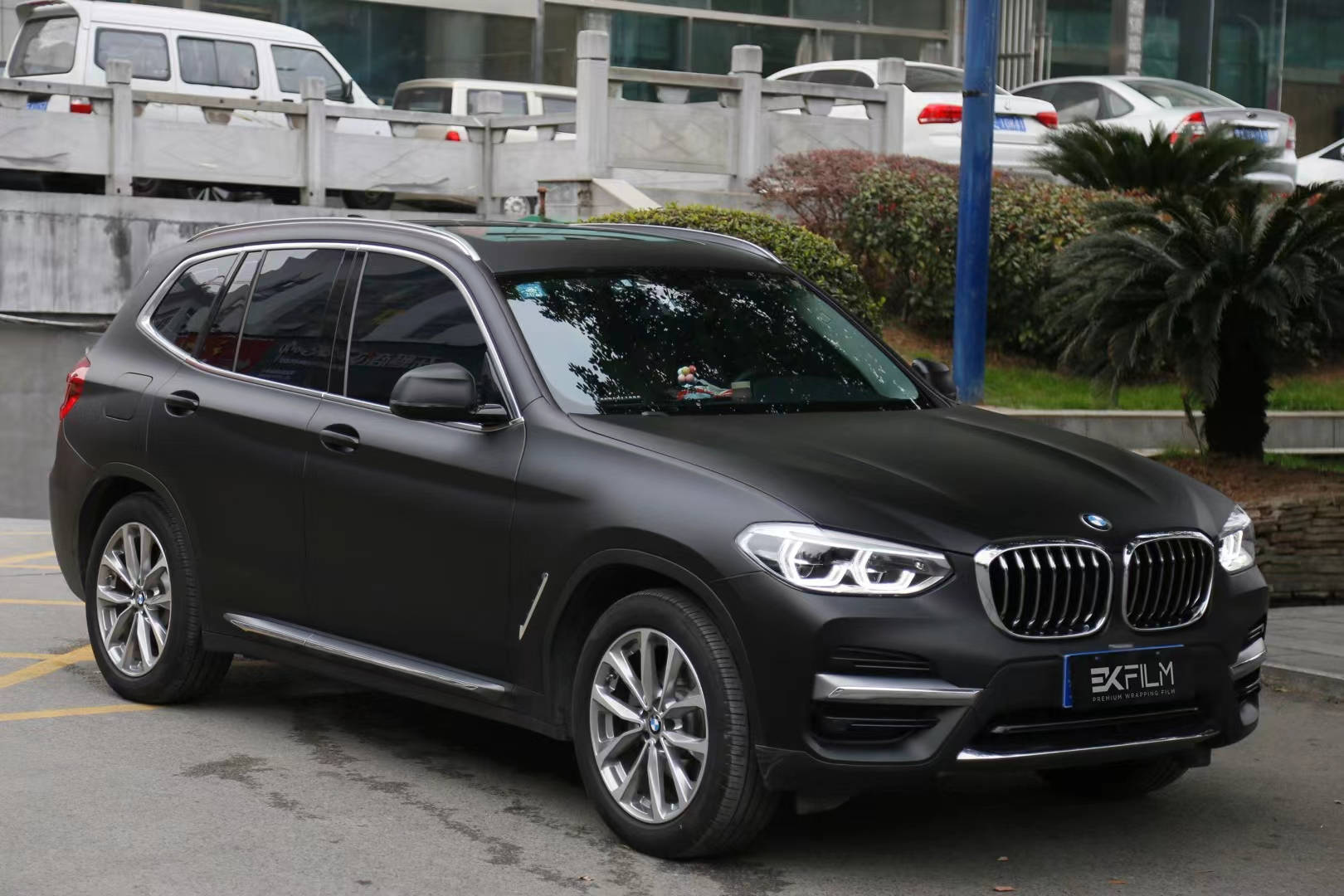 EKFILM–EK改色膜宝马X3消光暗影黑_搜狐汽车_搜狐网