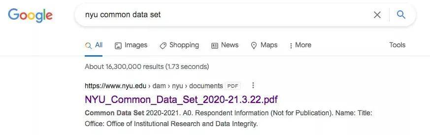 美本申请选校神器！Common Data Set到底怎么用？_信息_包括_数据