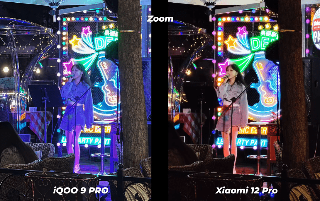 iQOO9Pro对比小米12Pro拍照，IMX766和IMX707，差别还是蛮大的_画面_照片_手机