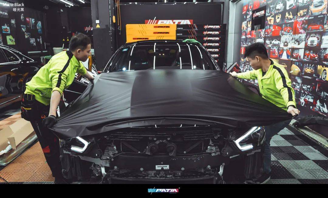 【Matte Black-哑光黑系列】之奔驰 GT53漆面改色_搜狐汽车_搜狐网