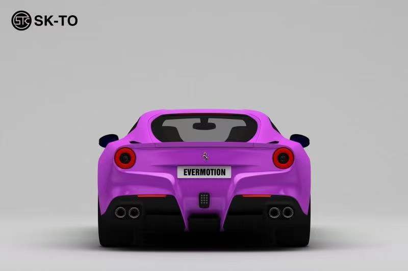 SKTO改色膜渐变彩绘苹果绿+骚紫_搜狐汽车_搜狐网