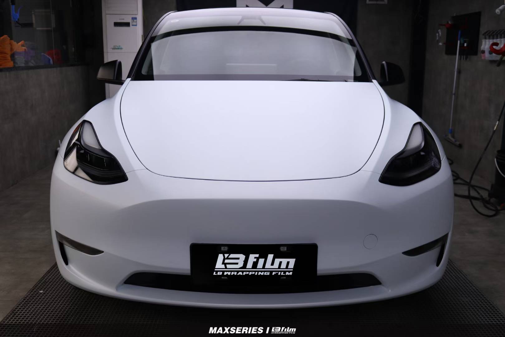 LBFILM：特斯拉-ModelY消光皓月白改色膜_搜狐汽车_搜狐网