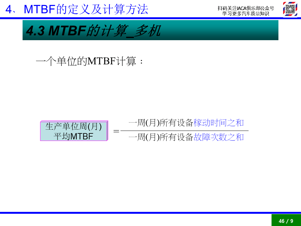 OEE/MTBF/MTTR的计算方法全面讲解_搜狐汽车_搜狐网