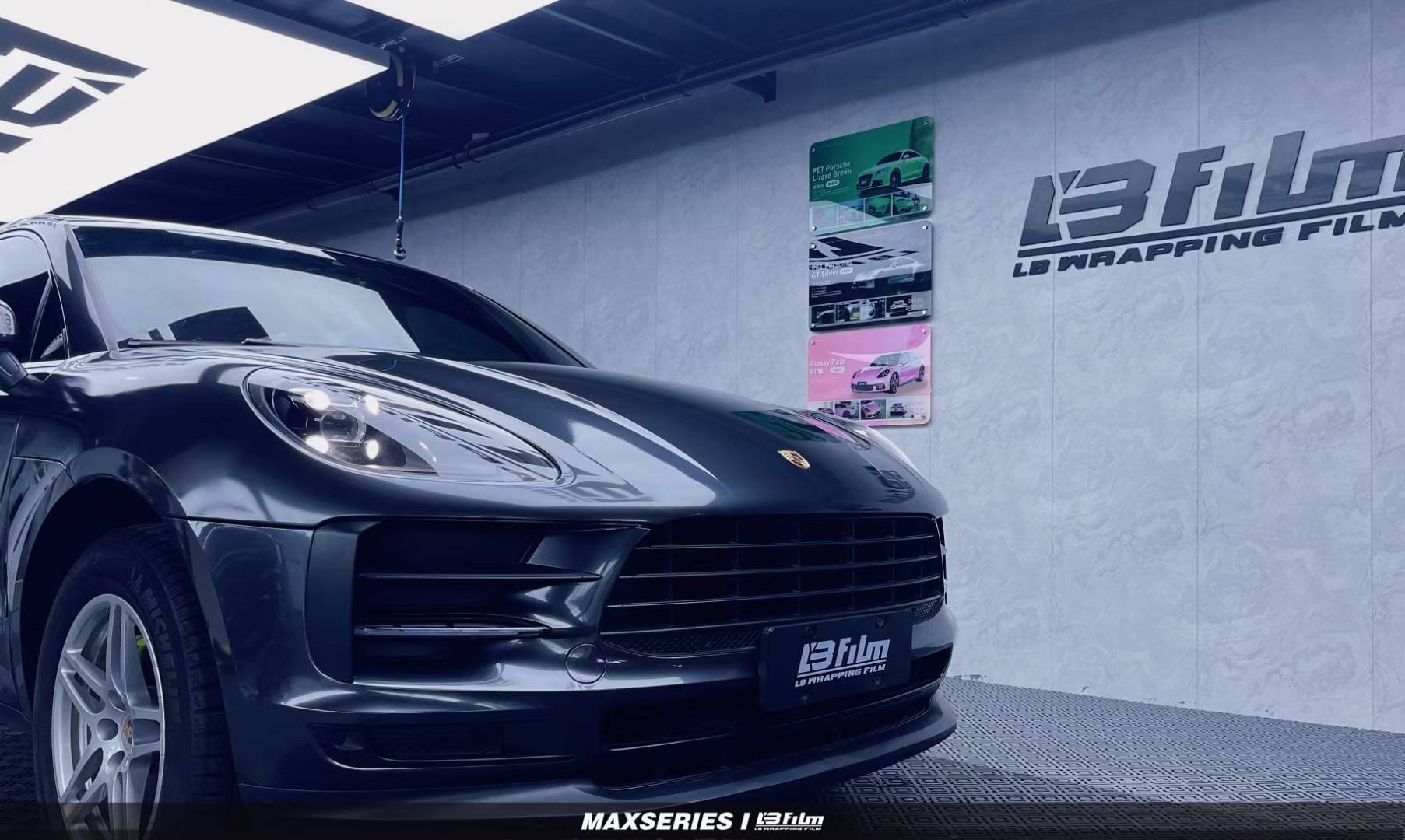 LBFILM改色膜原厂漆煤炭灰-保时捷Macan_搜狐汽车_搜狐网