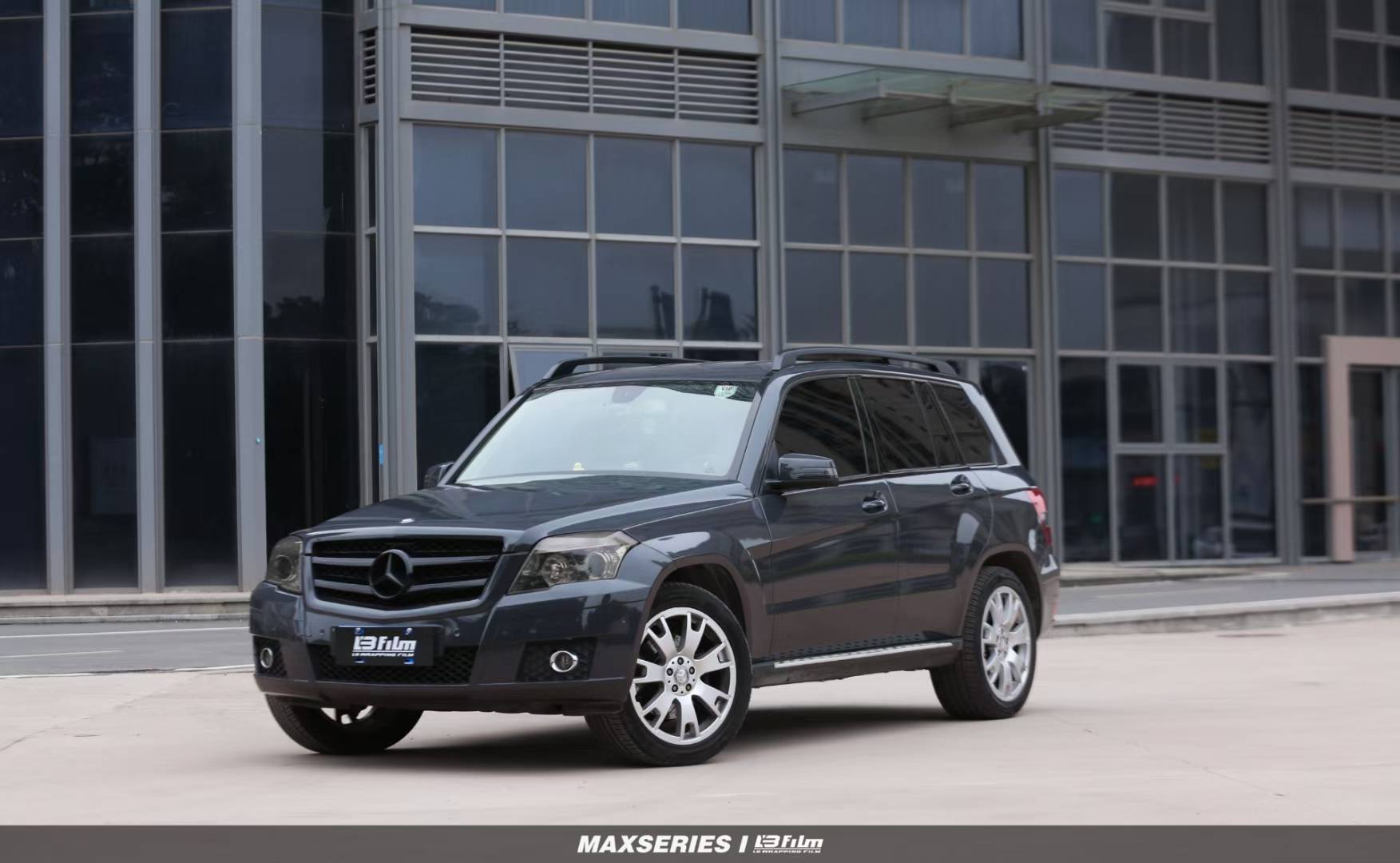 净纯洁的颜色，奔驰GLK PET超亮托马斯灰改色膜（LB FILM）_搜狐汽车_搜狐网