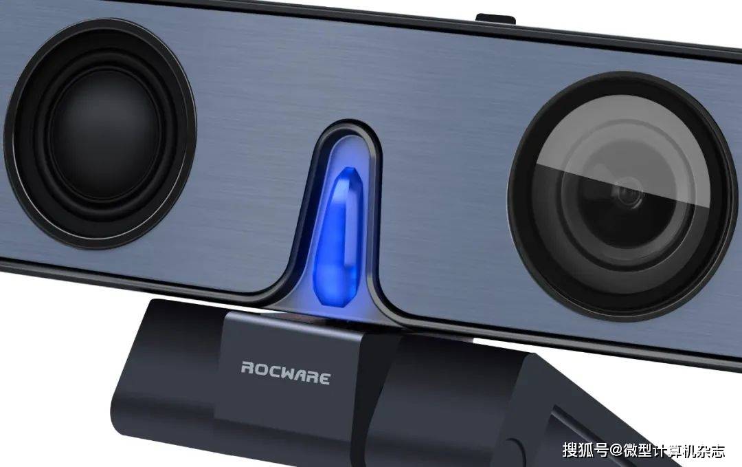 直播、视频会议、在线教育全搞定！ROCWARE RC08全高清音视频一体化摄像机体验_摄像头_扬声器_对焦