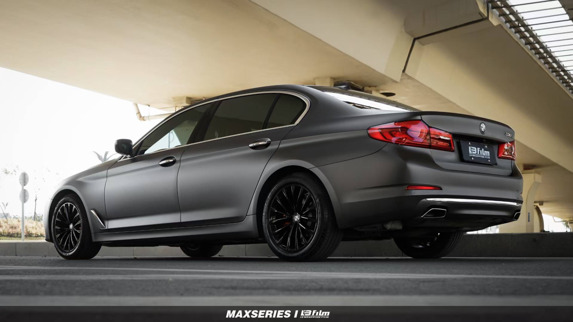 LBFILM改色膜-宝马530Li消光陨石灰_搜狐汽车_搜狐网