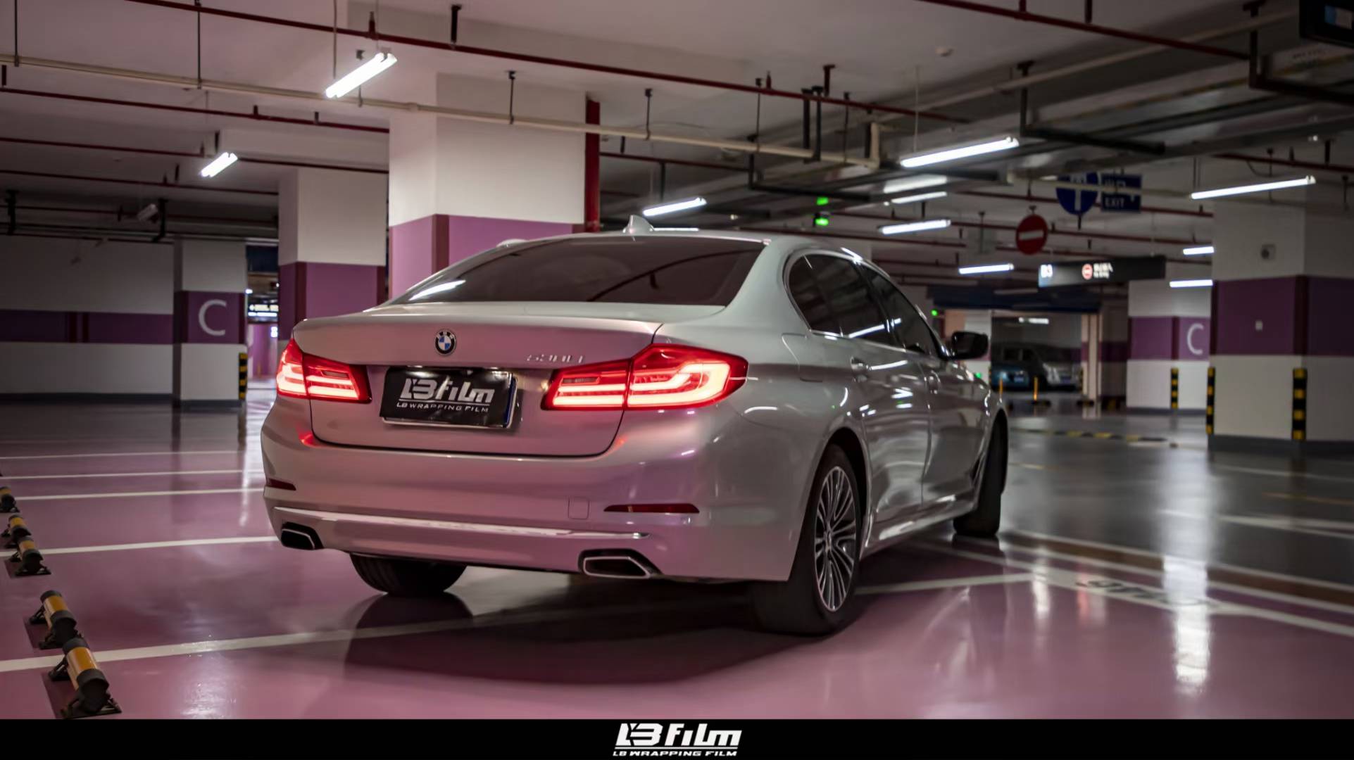 LBFILM改色膜：宝马-530Li钻石梦幻火山灰_搜狐汽车_搜狐网