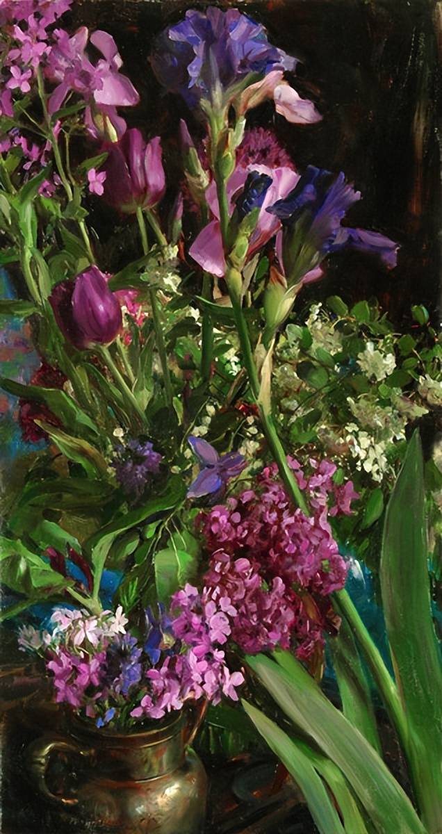 美国女画家Rose .Frantzen风景静物油画作品_Richard_Schmid_爱荷华