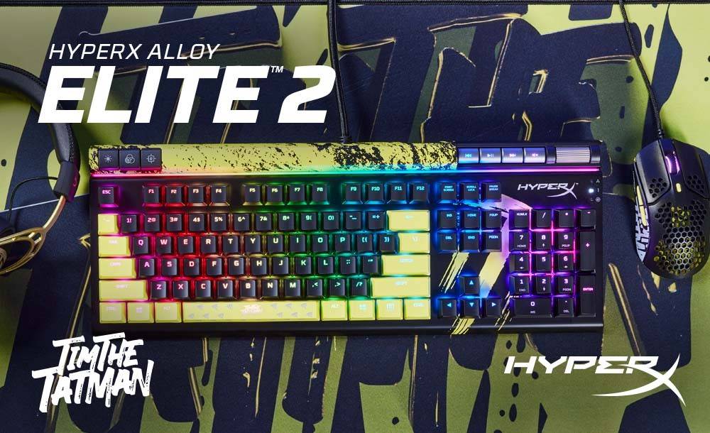 HyperX推出HyperX x TimTheTatMan限定版游戏外设_Haste_键盘_设计