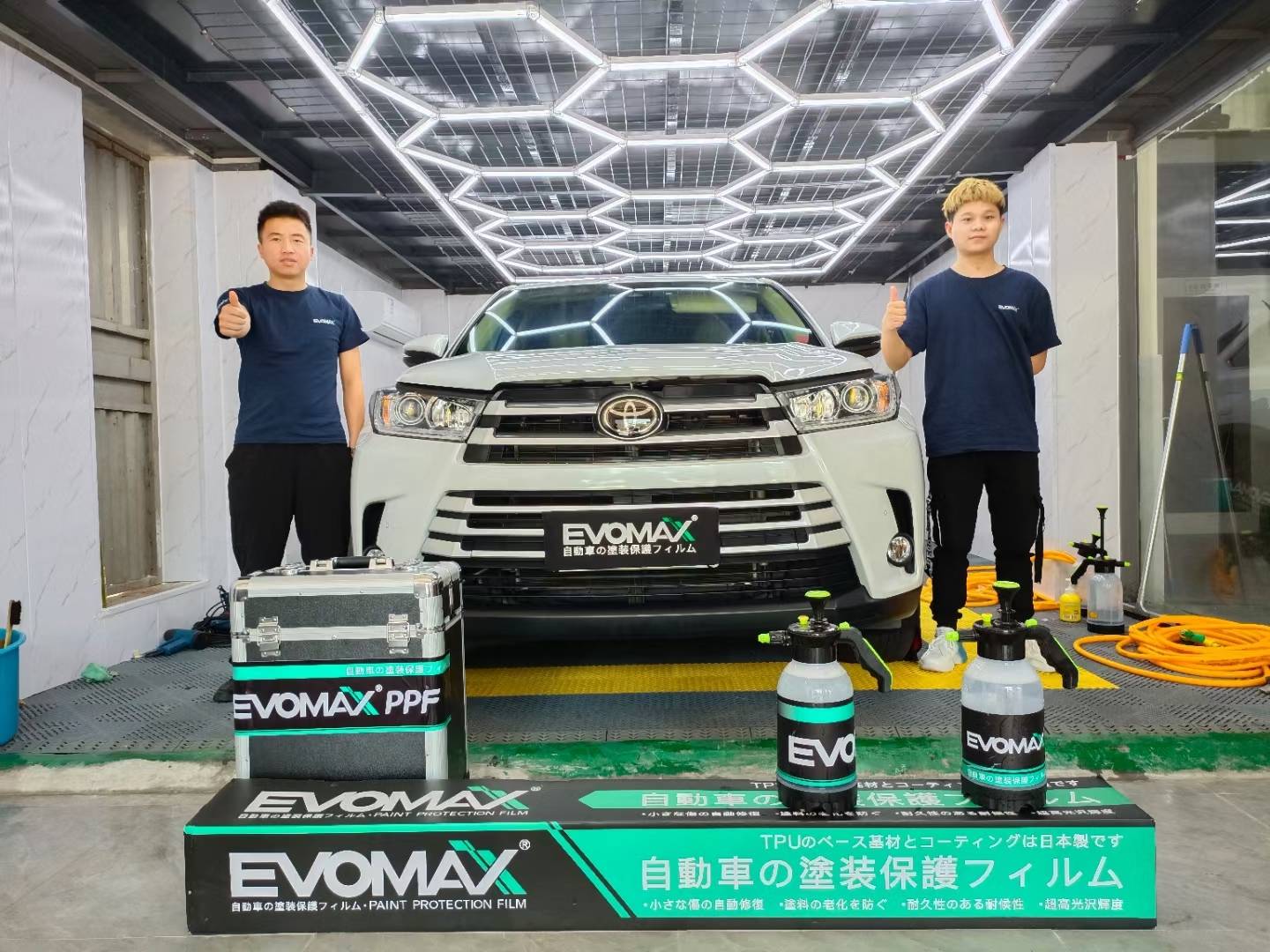 EVOMAX易玛日本TPU隐形车衣—白色丰田汉兰案例_搜狐汽车_搜狐网