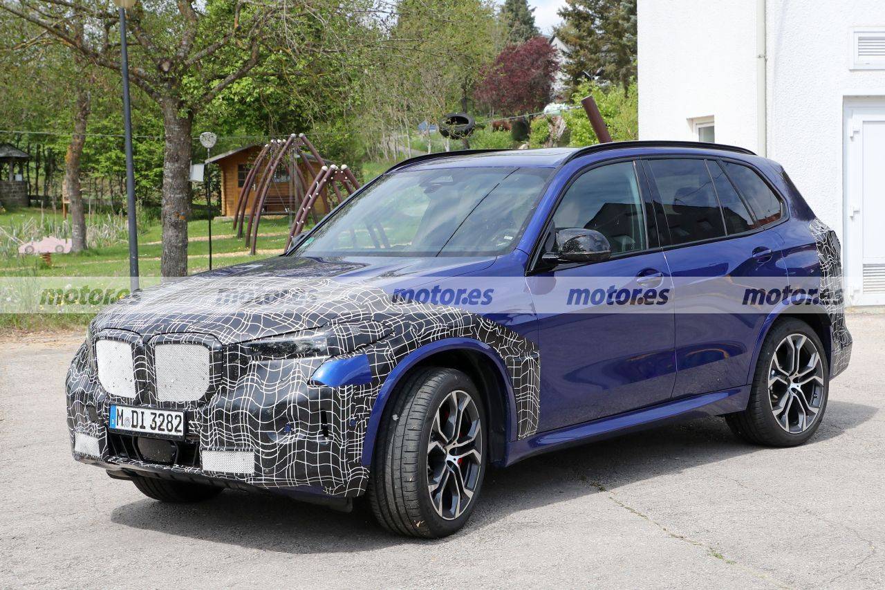 动力升级 新款宝马X5 M60i谍照曝光 外形更犀利_搜狐汽车_搜狐网