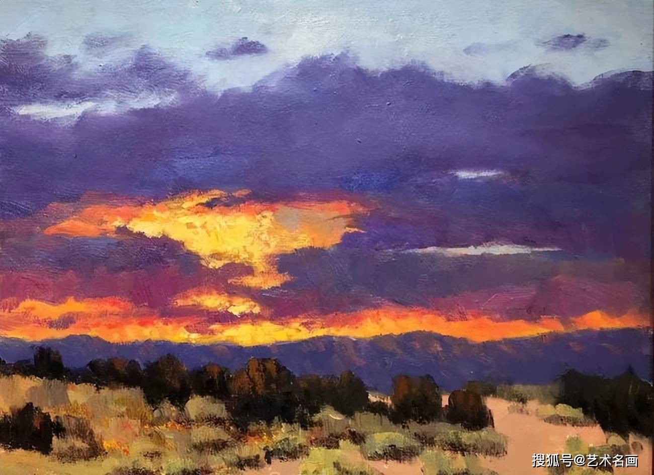 ②色彩浓郁的风景油画 | 见过色彩丰富的，但没有见过这么美的 -6park.com