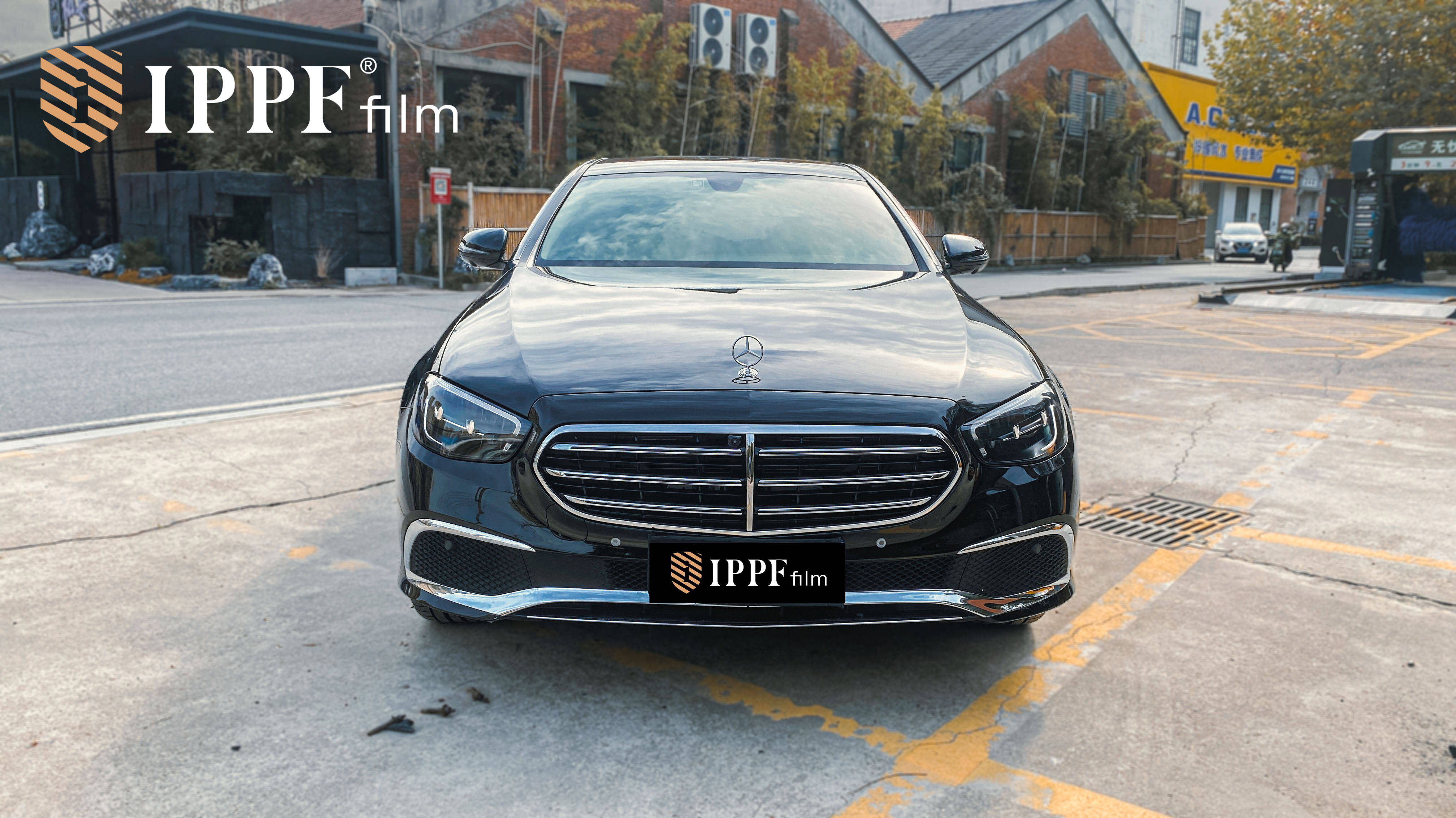 IPPF隐形车衣案例丨奔驰E300L（2022）_搜狐汽车_搜狐网