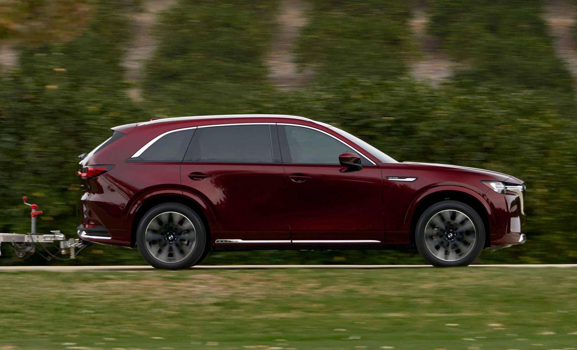 搭载3.3T六缸+全时四驱，马自达CX-90正式发布，竞争探险者_搜狐汽车_搜狐网