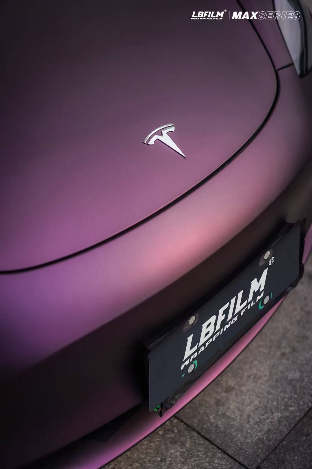 特斯拉model3-LBFILM改色膜消光黑幻紫，充满神秘色彩的暗紫色_搜狐汽车_搜狐网