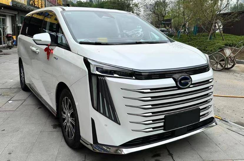 腾势D9“劲敌”来了：传祺E9现身，双前脸设计，还支持反向充电！_搜狐汽车_搜狐网