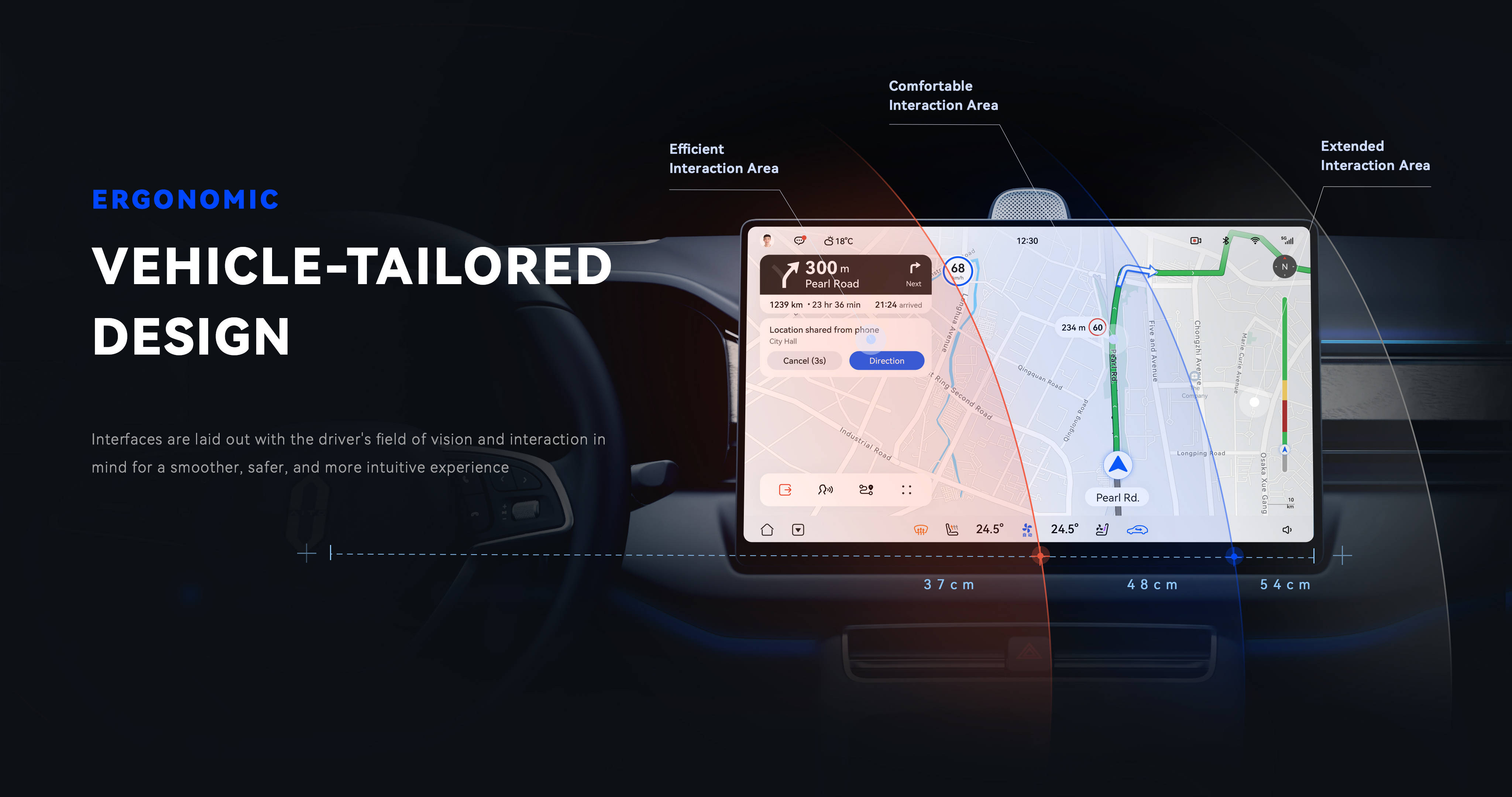 荣获2023年德国iF设计奖，Petal Maps车载地图专注于每一次驾驶_搜狐汽车_搜狐网