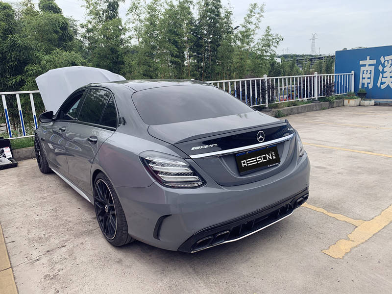 奔驰C200L 2.0T进排气改装结合艾森ECU特调程序：减重增肌暴躁来袭！_搜狐汽车_搜狐网