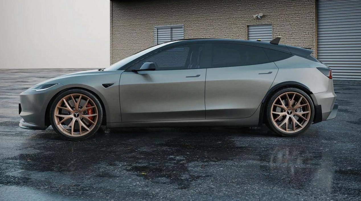 终于没白等！特斯拉Model 3 GT旅行车亮相，外观出乎意料的帅气！_搜狐汽车_搜狐网