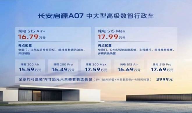 每公里不到1毛钱 长安启源Q05 /A07新车型上市_搜狐汽车_搜狐网