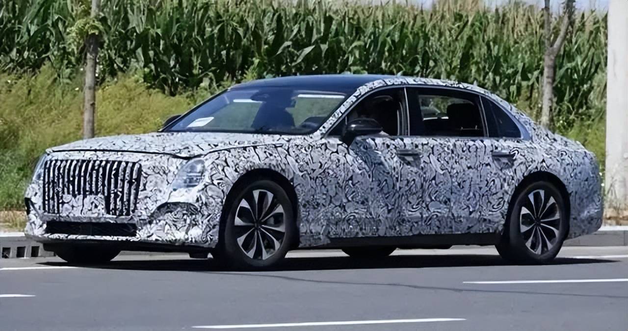 接替“L5”？红旗全新大型车C801曝光，车尾神似古思特_搜狐汽车_搜狐网