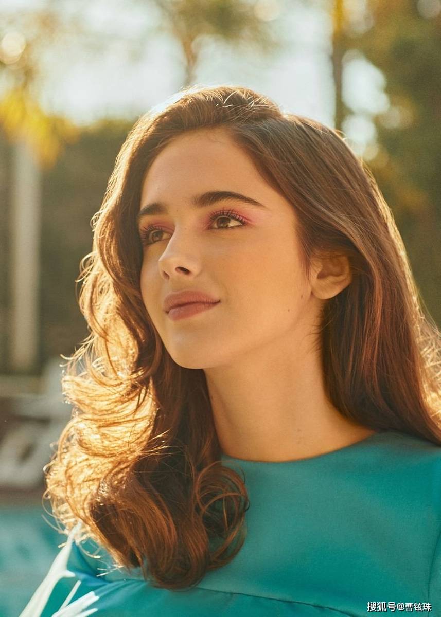 美国影星茱莉亚·巴特斯，舒缓情绪微笑时尚摄影