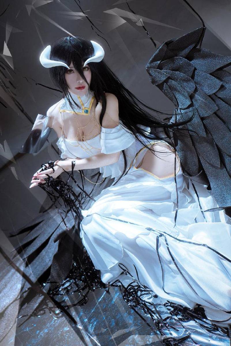 cos：overlord雅儿贝德Cosplay正片11P-逆光R