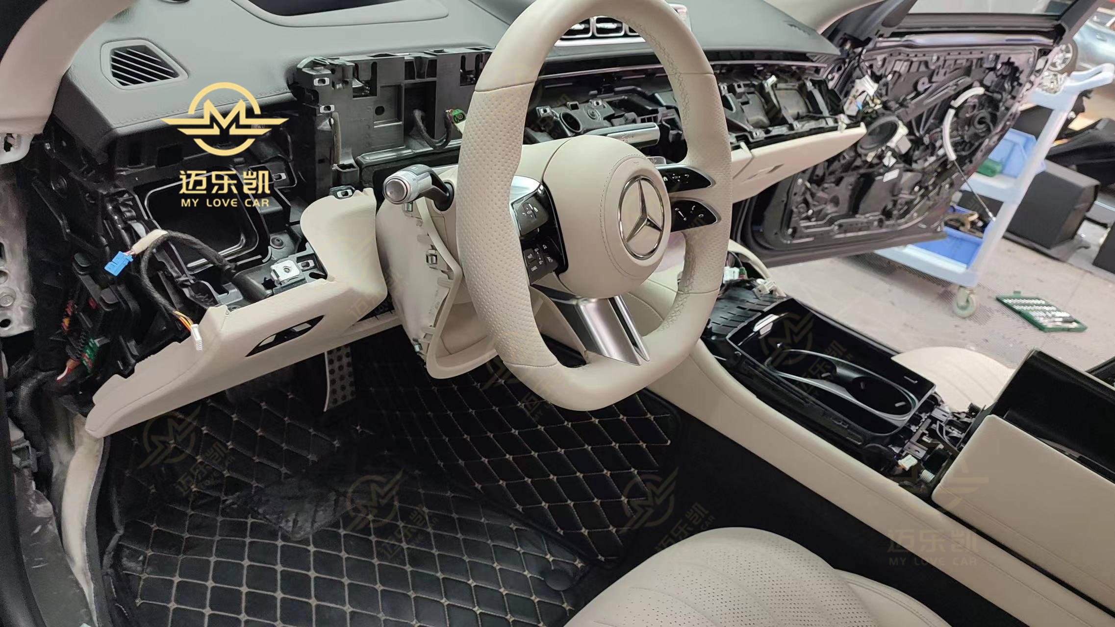 广州21款奔驰S450改装原厂主动式氛围灯 旋转高音_搜狐汽车_搜狐网