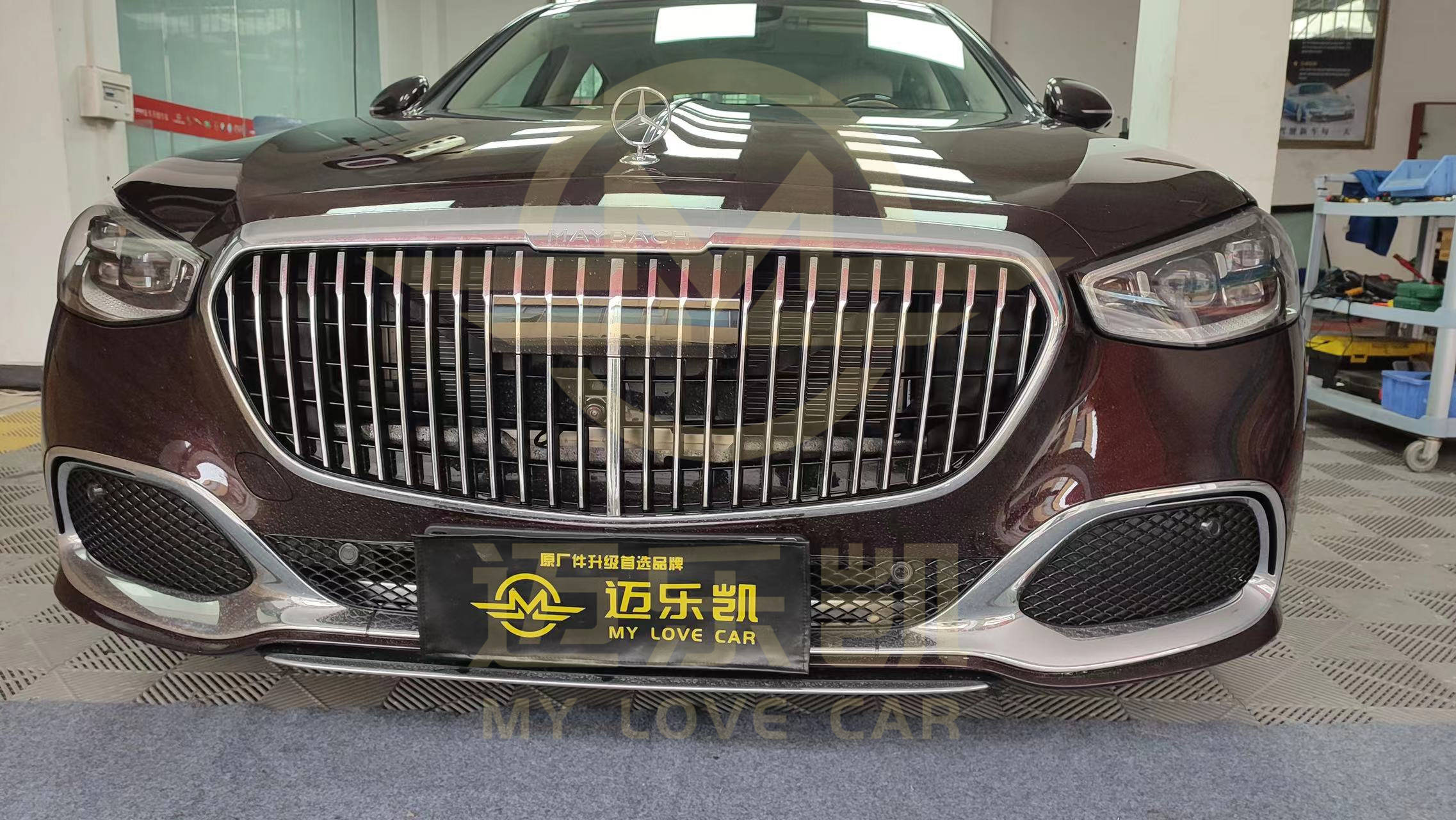 广州21款迈巴赫S480改装680原厂镀铬格栅_搜狐汽车_搜狐网